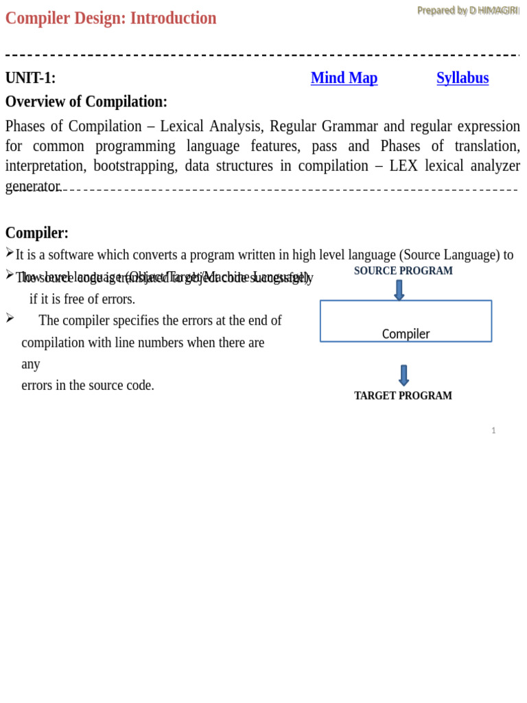 ACD JBIT | PDF | Parsing | Compiler