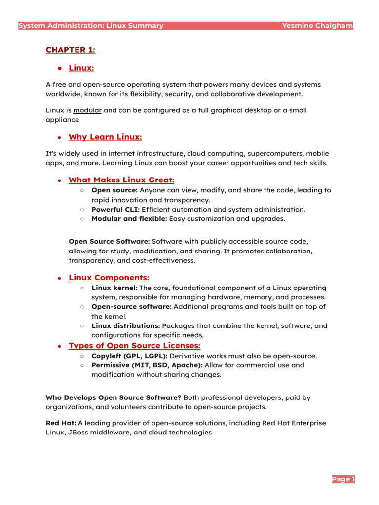 Linux Summary | PDF | Sudo | Superuser