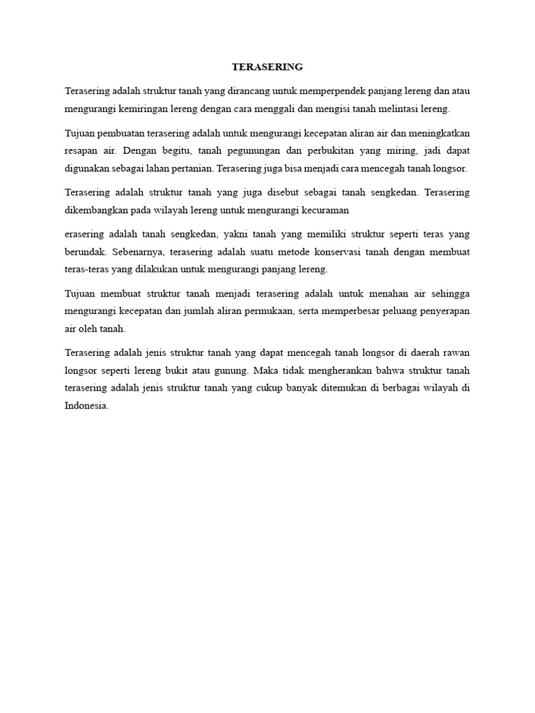 TERASERING | PDF