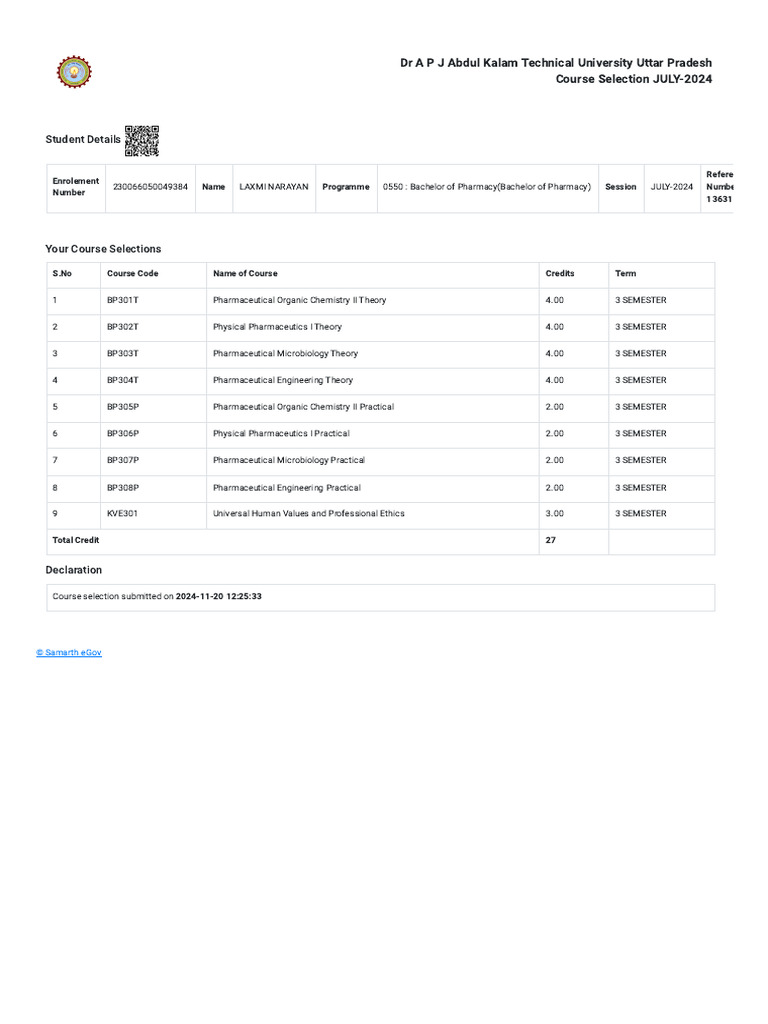 Samarth Portal Exam Form Submission | PDF | Health Care | Vocational Education