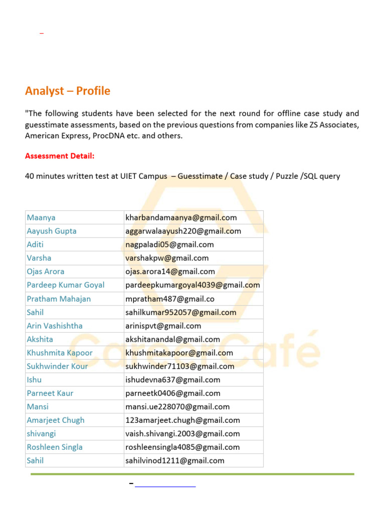 UIET Assessment Results and Details | PDF