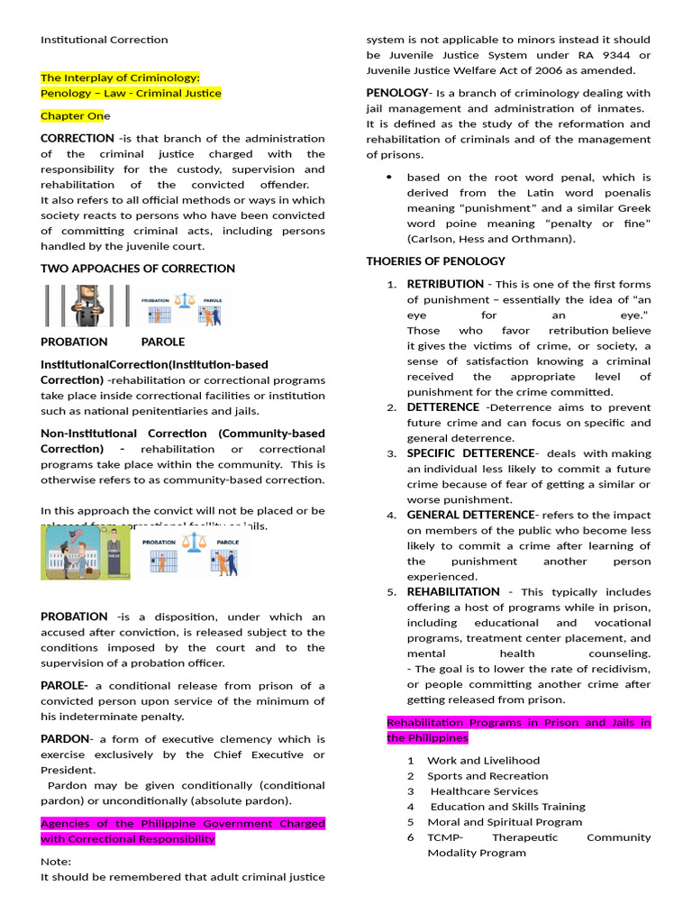 Institutional-Correction | PDF | Punishments | Prison