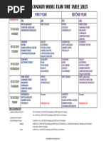 Plus One Public Examination 2026 Timetable | PDF | Science | Liberal ...