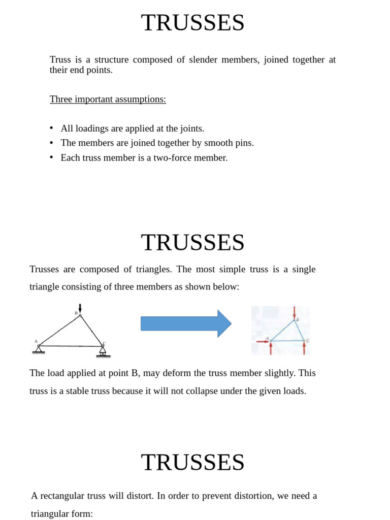 Understanding Trusses and Their Mechanics | PDF | Truss | Force