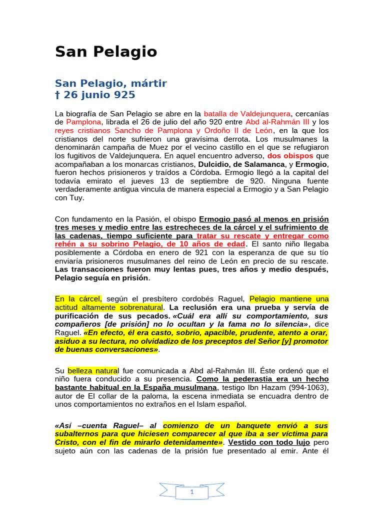 San Pelagio Biografia | PDF