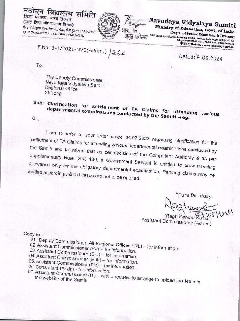 Notice for NVS Regional Offices | PDF