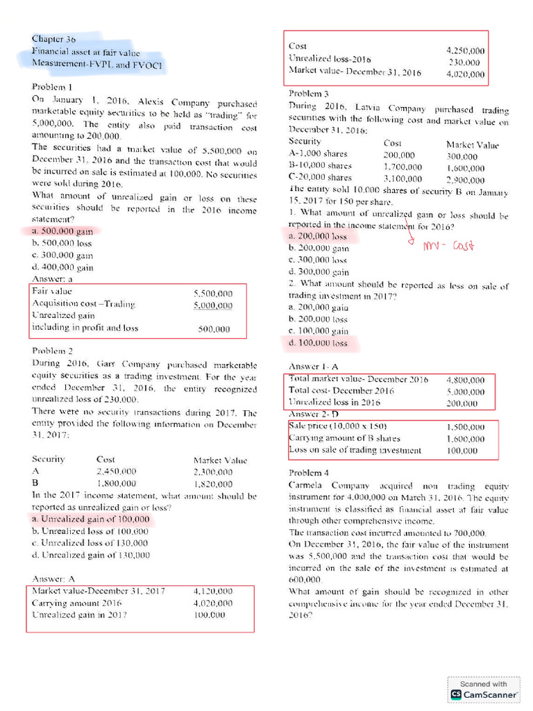 Investments Probs | PDF