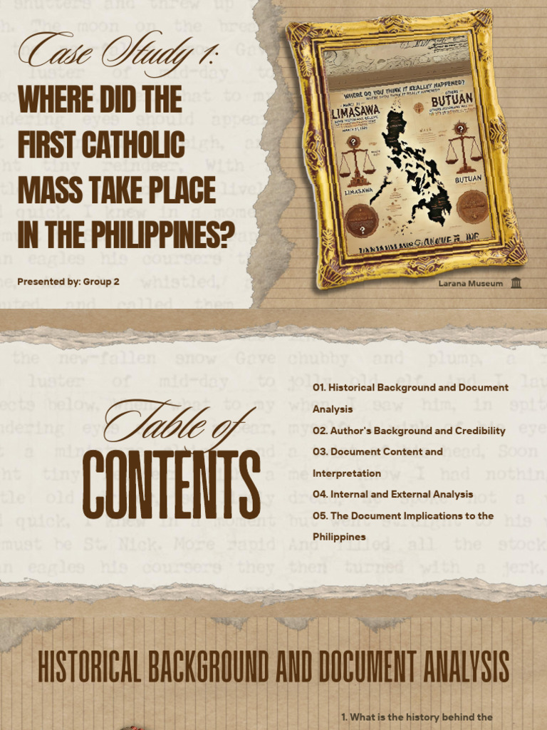 First Catholic Mass in the Philippines | PDF