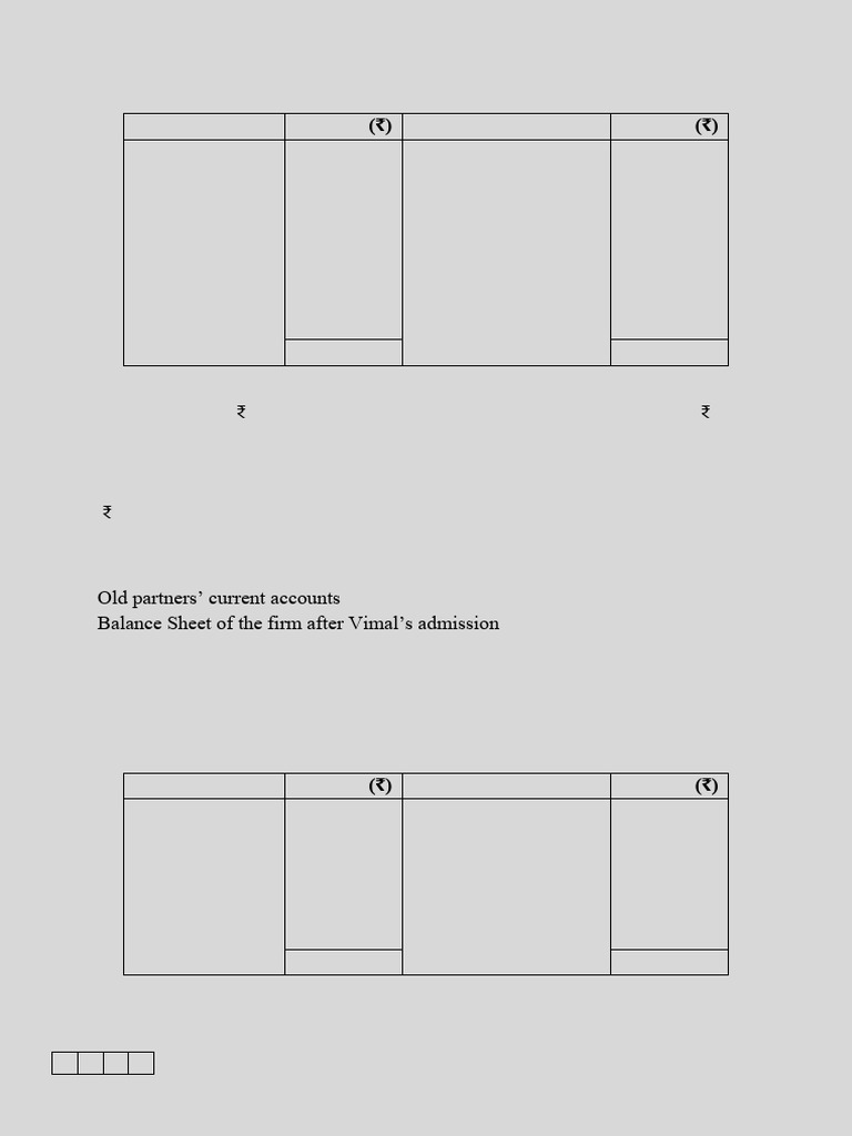 Test XII (27-10-20) | PDF | Balance Sheet | Goodwill (Accounting)