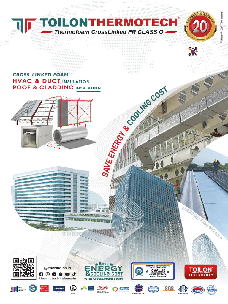 Brosur TOILON THERMOTECH IXPE FR Class O | PDF | Thermal Insulation ...