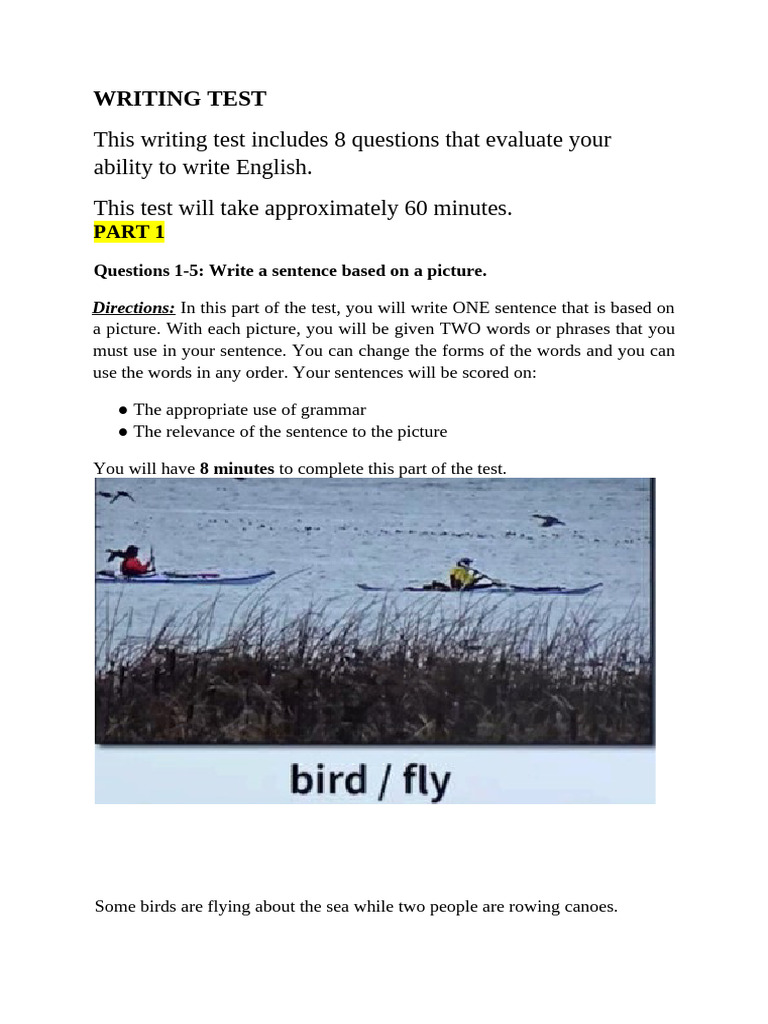 English Writing Test Overview | PDF | Major Depressive Disorder | Evil