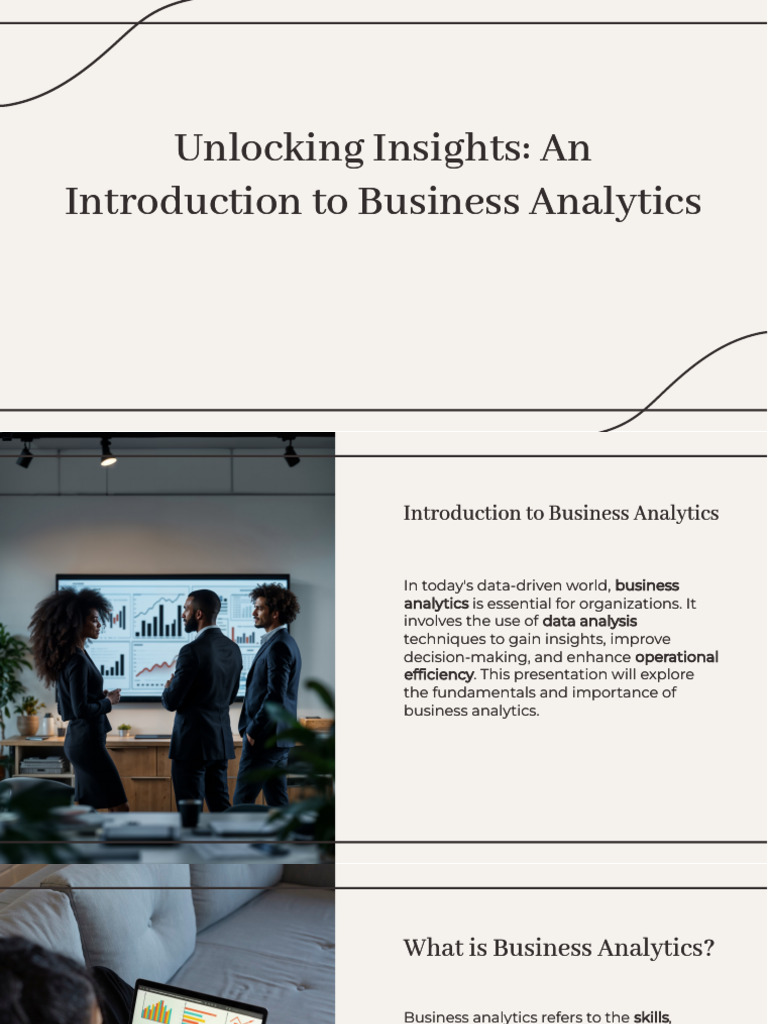 Slidesgo Unlocking Insights An Introduction To Business Analytics 20250130020741p3Xw | PDF ...