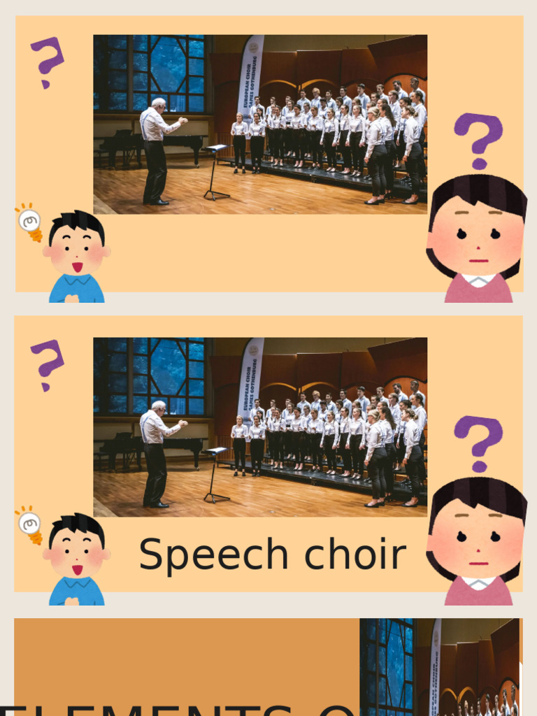 Speech Choir Performance Guide | PDF | Speech | Human Voice