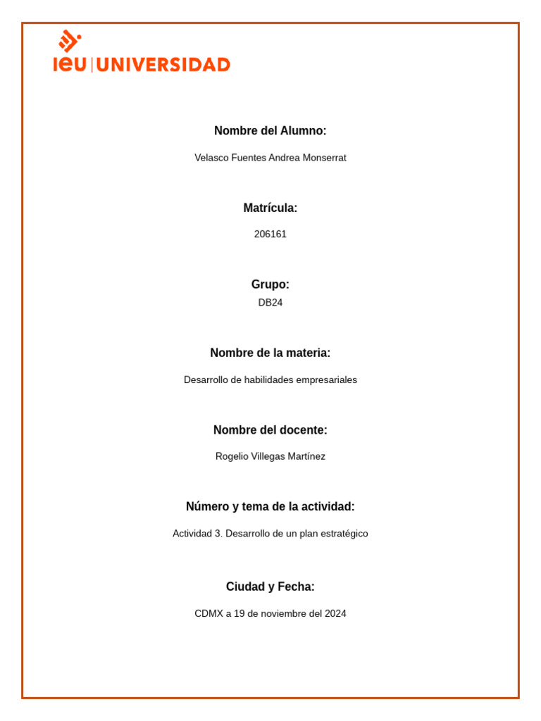 Actividad 3 IEU | PDF | Planificación estratégica | Hospital