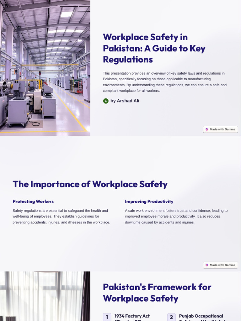 Workplace-Safety-in-Pakistan-A-Guide-to-Key-Regulations P | PDF ...