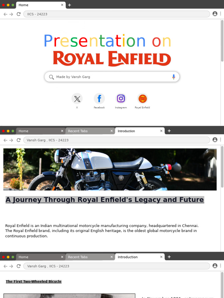 On Royal Enfield | PDF | Vehicle Technology | Motorcycling