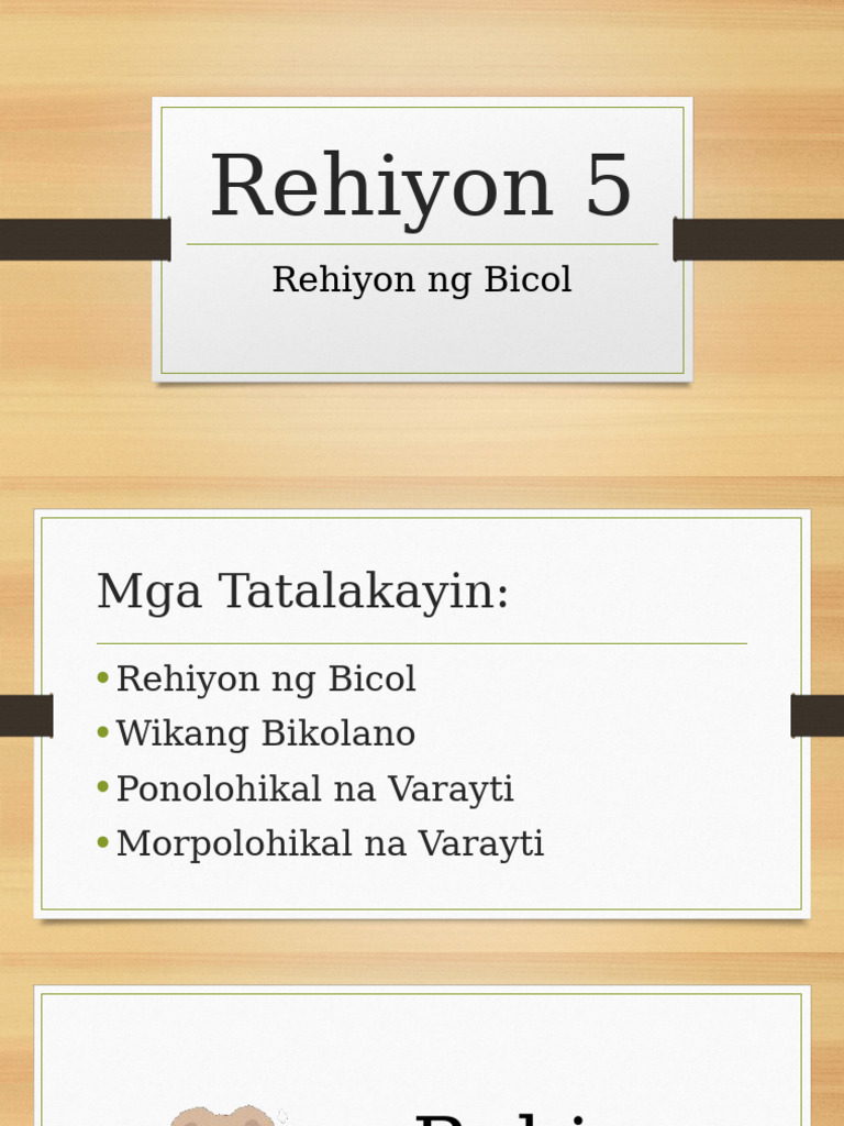 Rehiyon NG Bicol | PDF