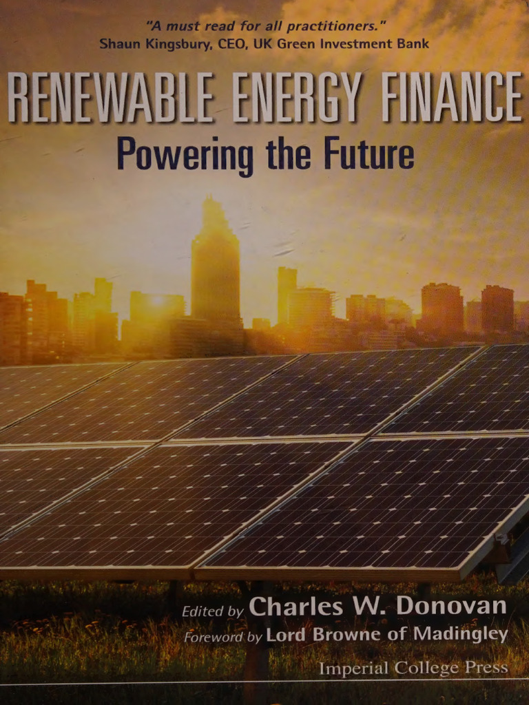 Renewable Energy Finance Powering The Future (Charles W. Donovan) (Z ...