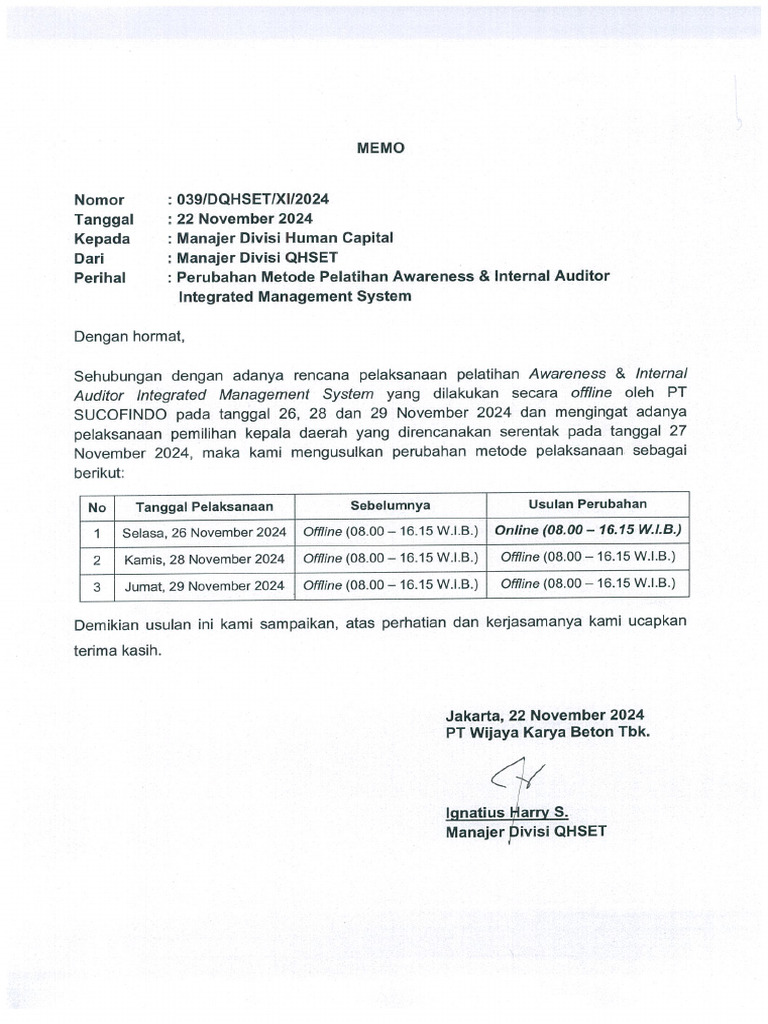 Pelatihan ISO 9001, 14001, 45001 & Audit | PDF
