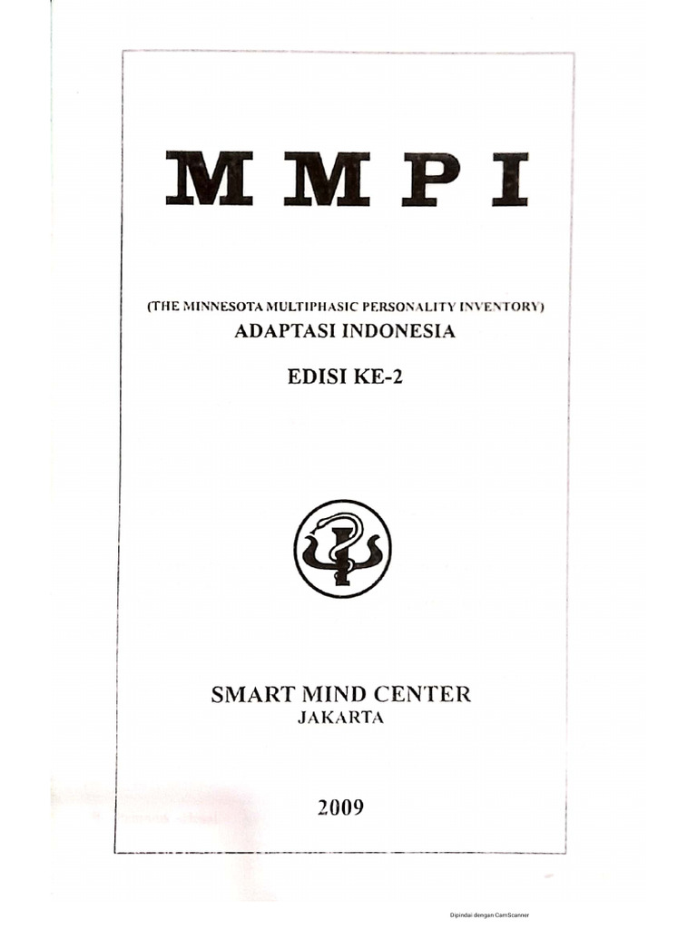 Lembar Soal - MMPI | PDF