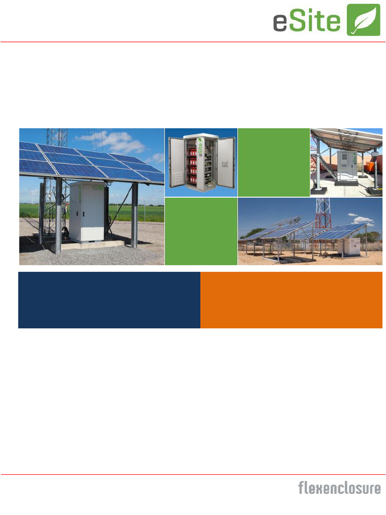 Giai Phap Nguon Ngoai Cho Tram Vo Tuyen Esite 10 - Flexenclosure-Thuy Dien | PDF