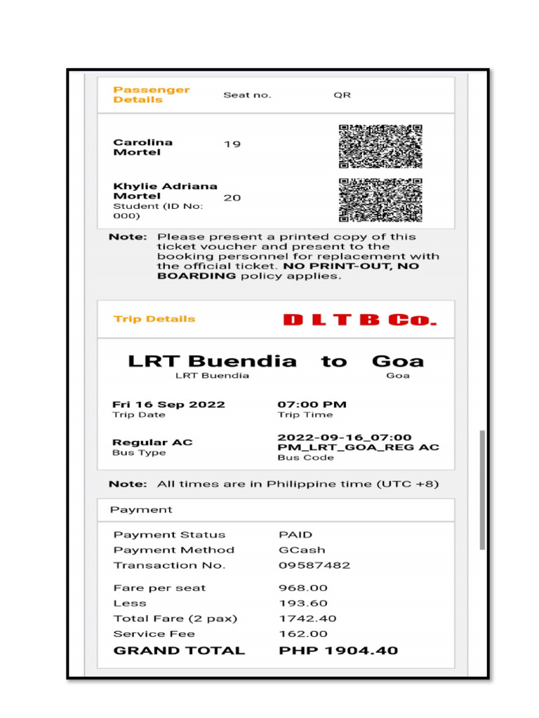 Ticket-For Printing | PDF