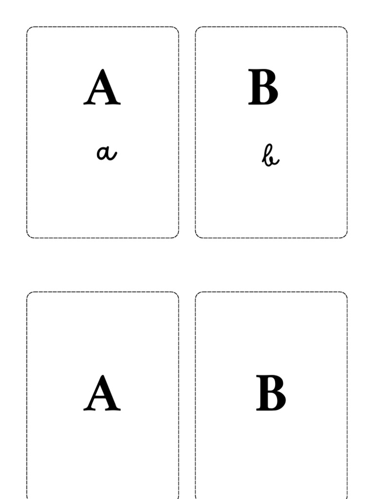 Tarjetas Educativas de Abecedario de Animales Ilustrado Colorido | PDF