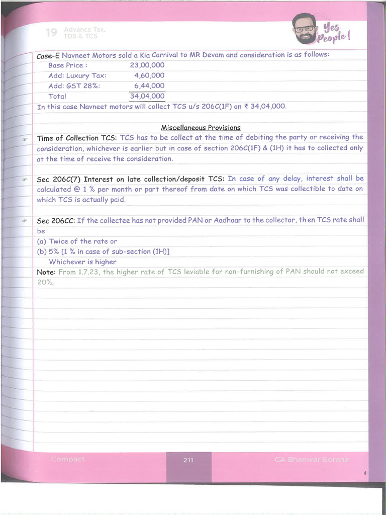 Tcs Calculation For Kia Carnival Sale Pdf 7313