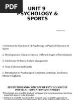 Sports Psychology in Physical Education | PDF | Psychology | Adolescence