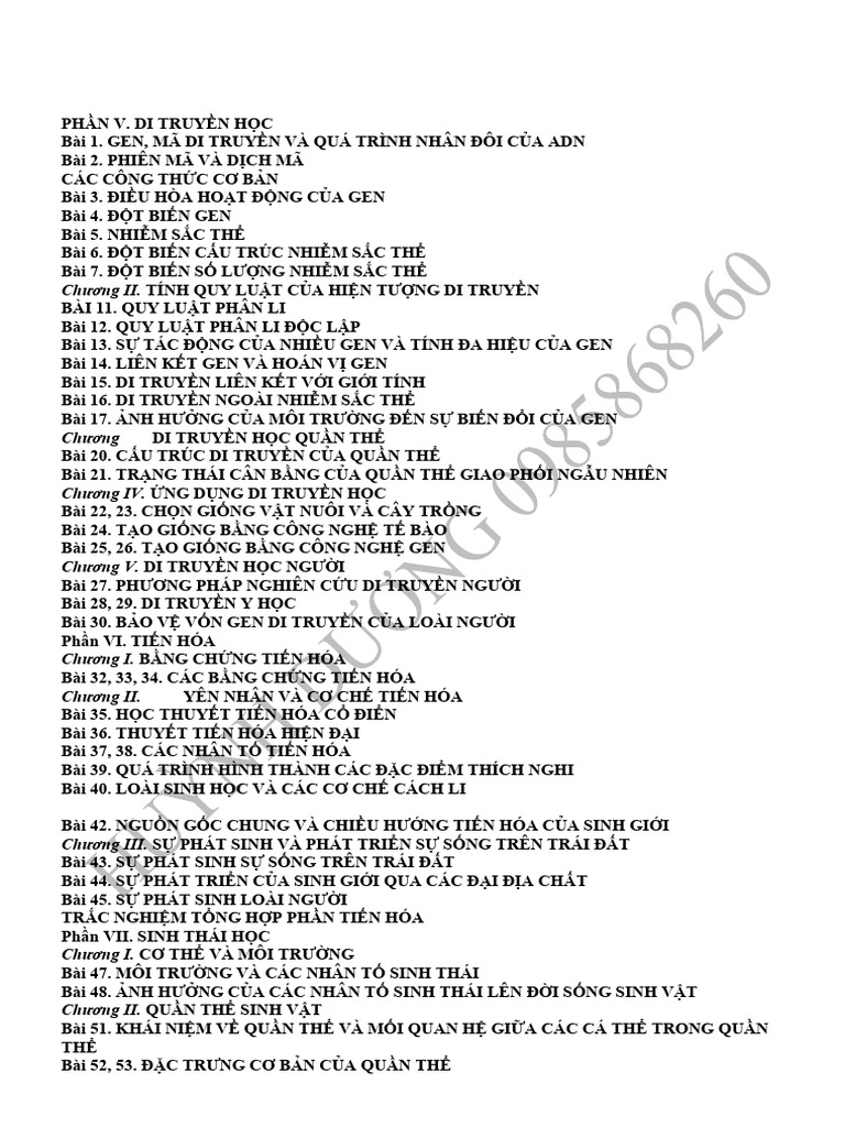 De Luyen Thi DH Co Huynh Full | PDF