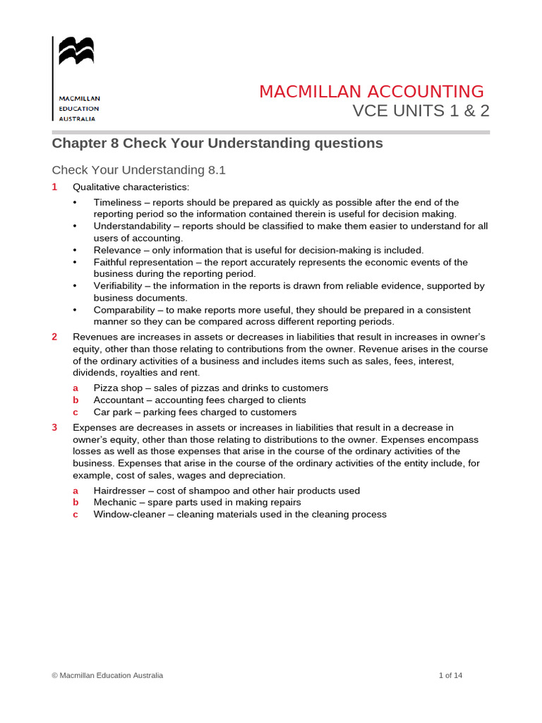 08_acc_1_2_ans | PDF | Expense | Revenue