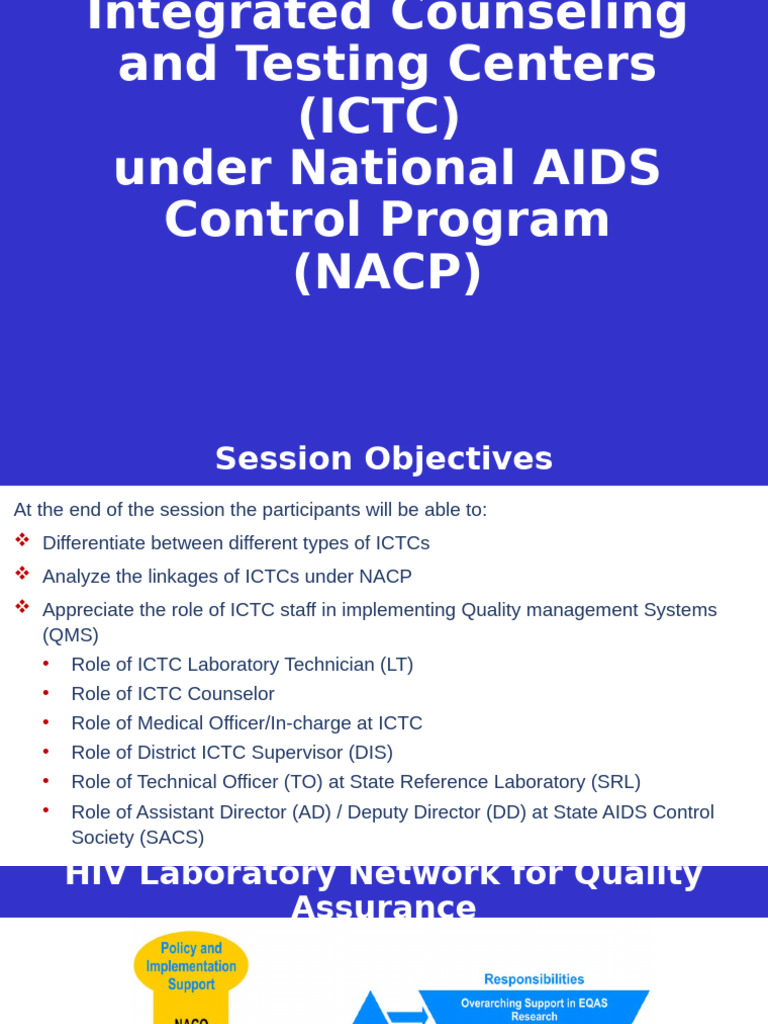 Understanding ICTC Roles and Functions | PDF | Sexually Transmitted ...