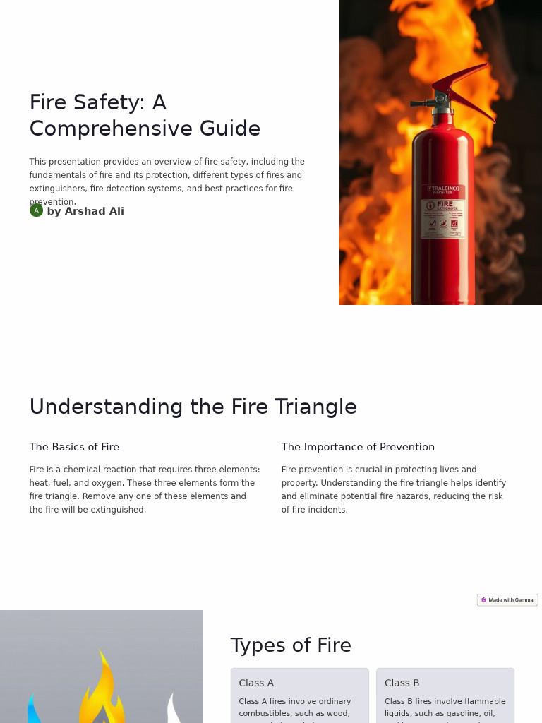 Fire Safety A Comprehensive Guide | PDF | Fires | Oxygen