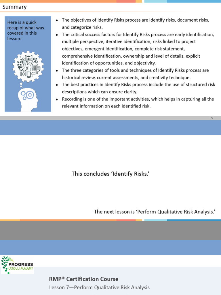 RMP® Certification Course | PDF | Risk | Risk Management