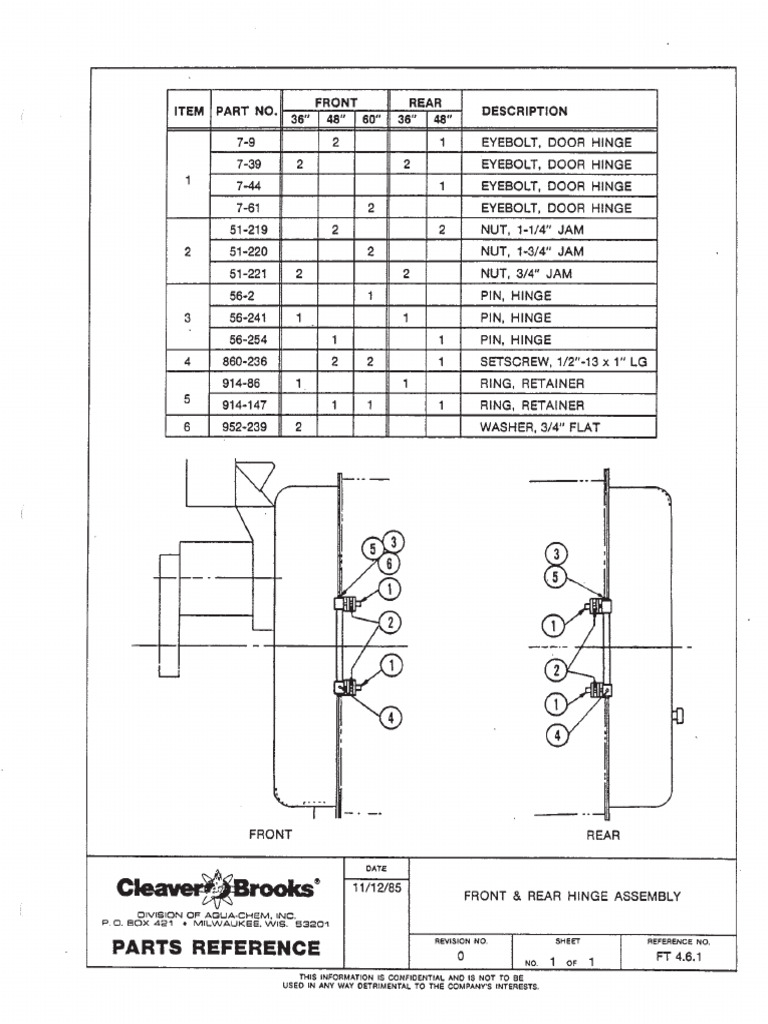Front and Rear Door Hinge - Davit Hardware | PDF