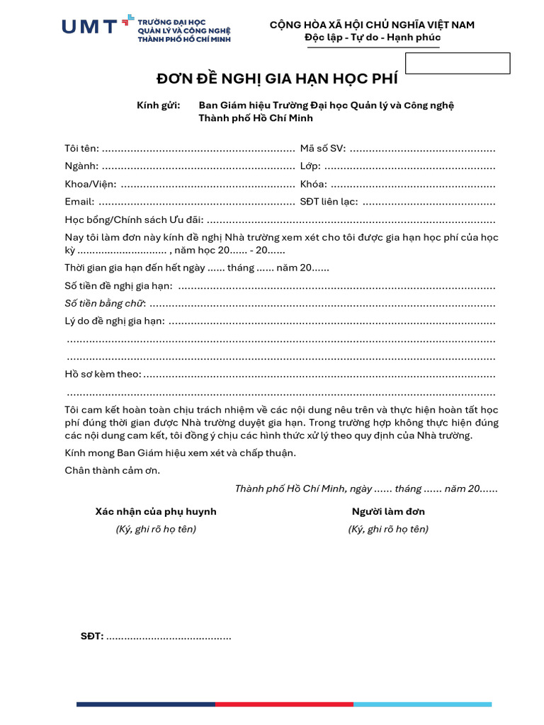 Bm01-Hp-Ouh - Don Gia Han Hoc Phi 4 | PDF