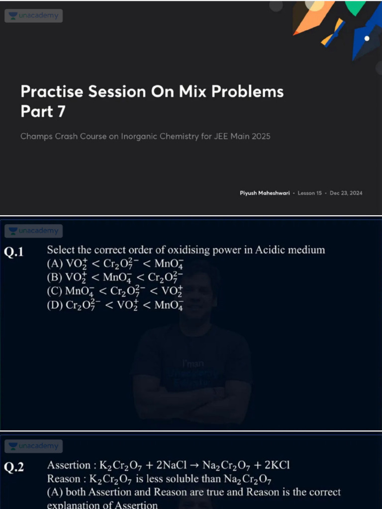 Practise Session On Mix Problems Part 7 No Anno | PDF