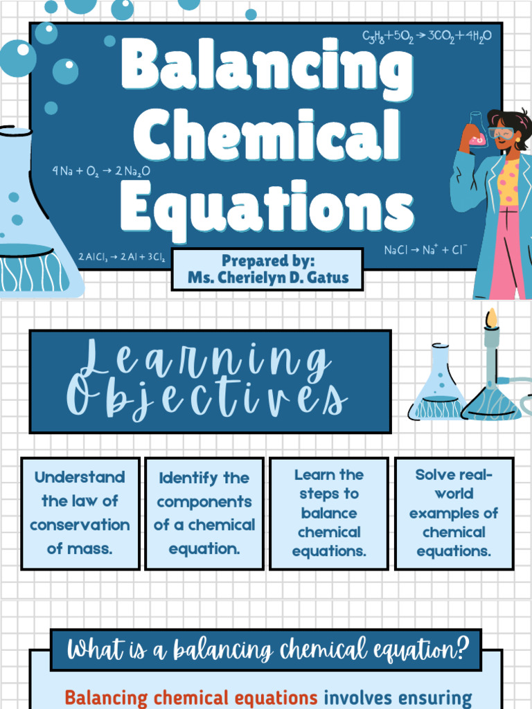 Balancing Chemical Equations Guide | PDF