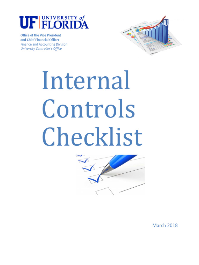 Internal_Controls_Checklist_2018 | PDF | Internal Control | Credit Card