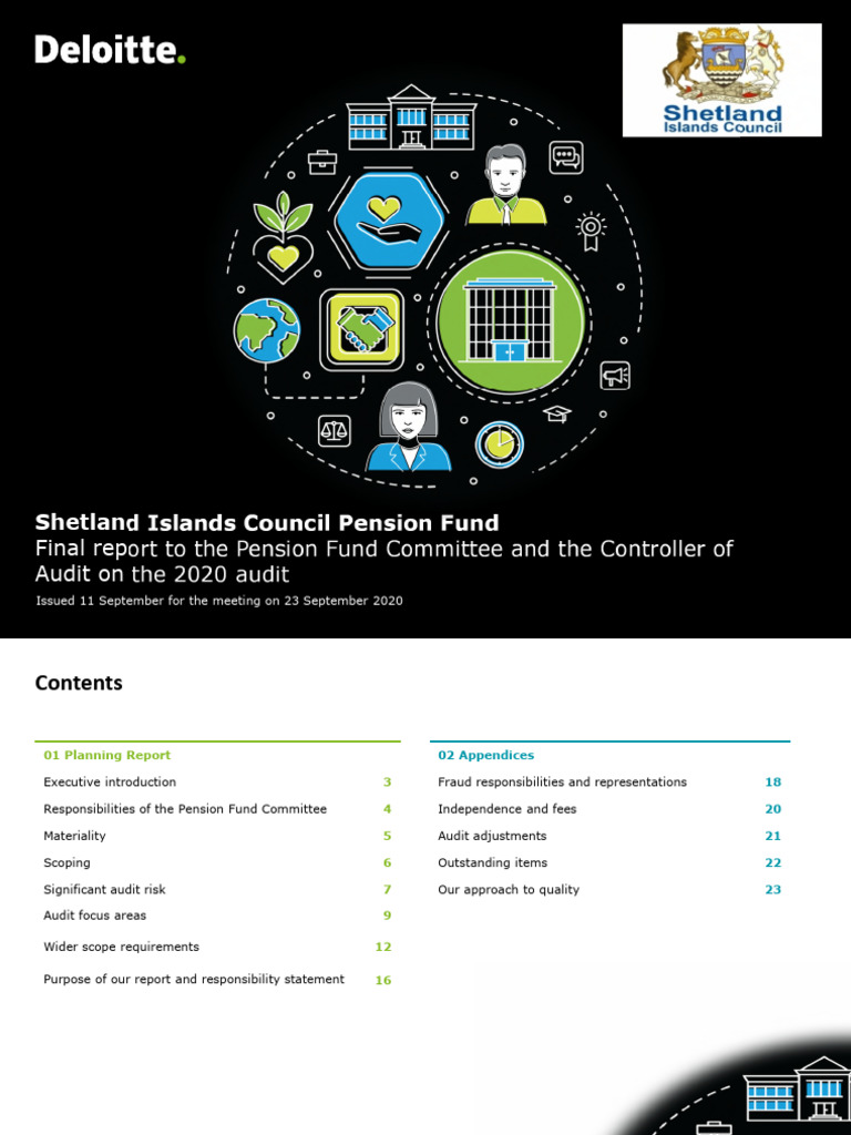 Shetland Islands Council Pension Fund | PDF | Internal Control | Audit