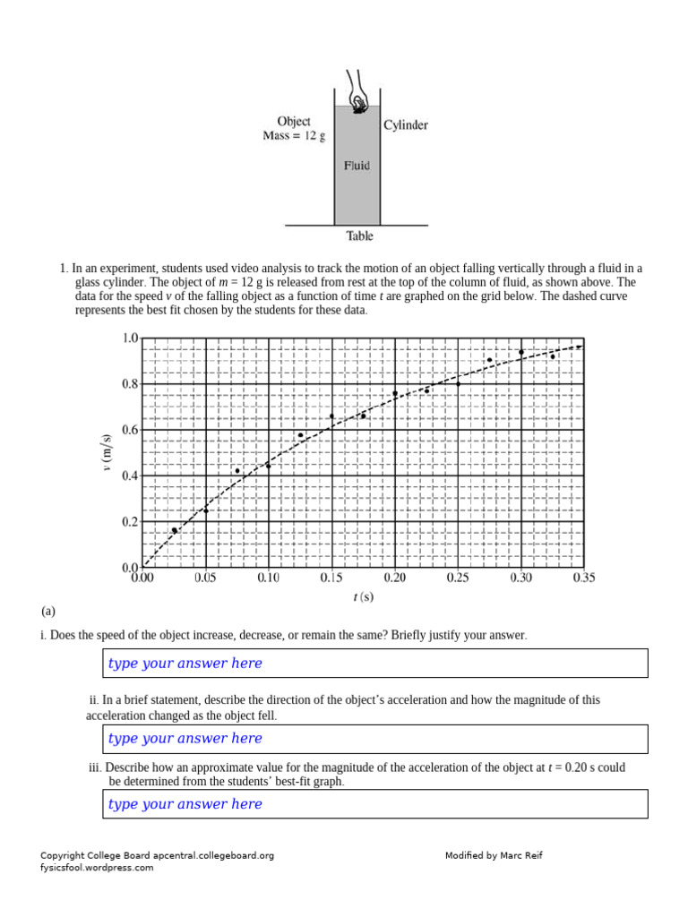 Kinematics and Calculus Exam Review | PDF | Acceleration | Force