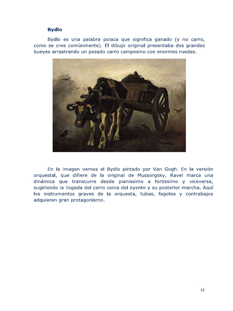 BYDLO Cuadros-de-una-exposiciónÇ | PDF