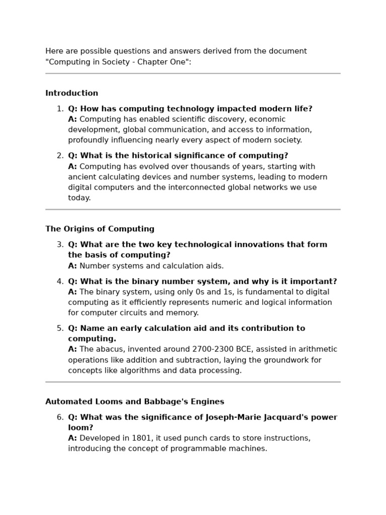 chap 1 | PDF | Computing | Personal Computers
