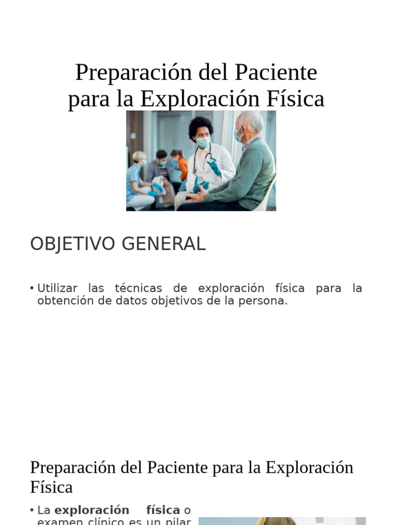 Preparación Del Paciente para La Exploración Física | PDF