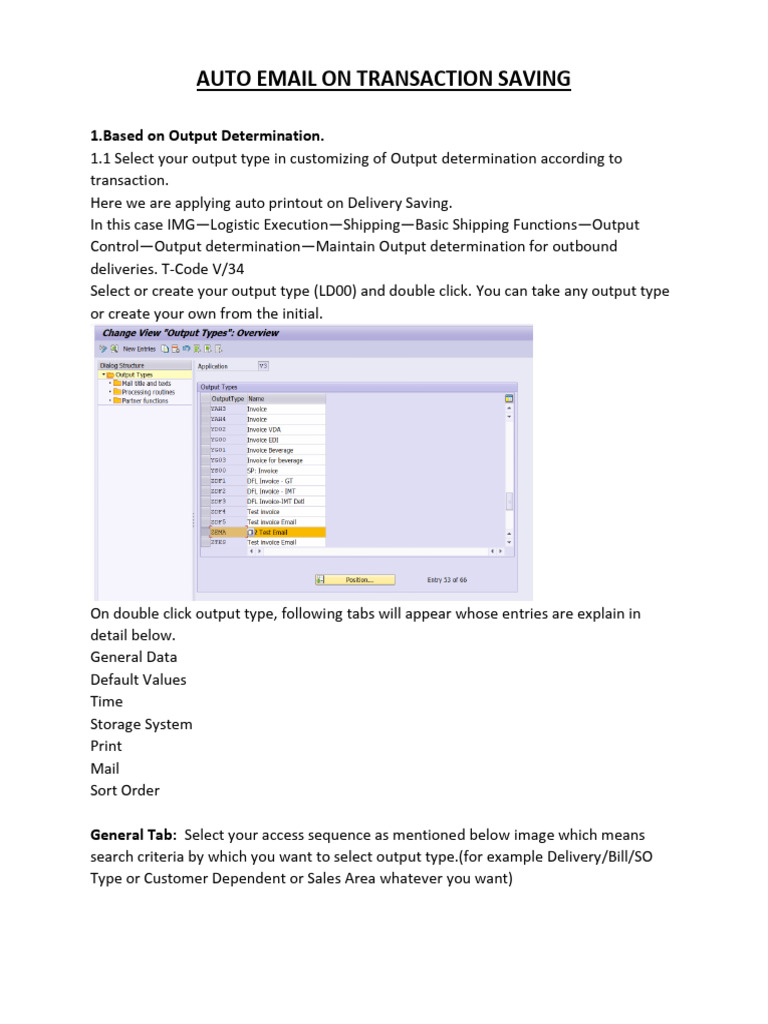 Auto Email Setup for Invoice Transactions | PDF | Invoice | Computer ...