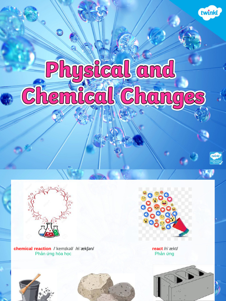 Physical and Chemical Changes Powerpoint Google Slides For 3rd 5th ...