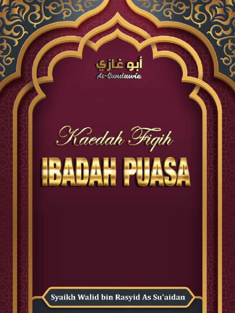Kaedah Puasa Dalil Ringkasan | PDF