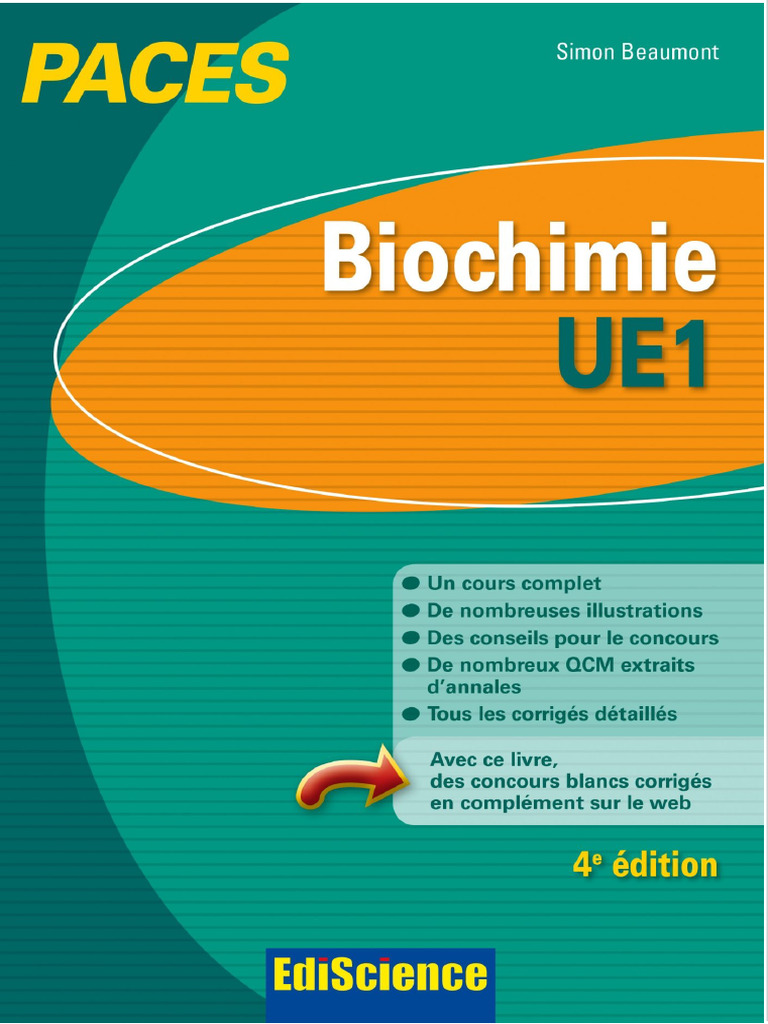 Biochimie UE1 PACES | PDF