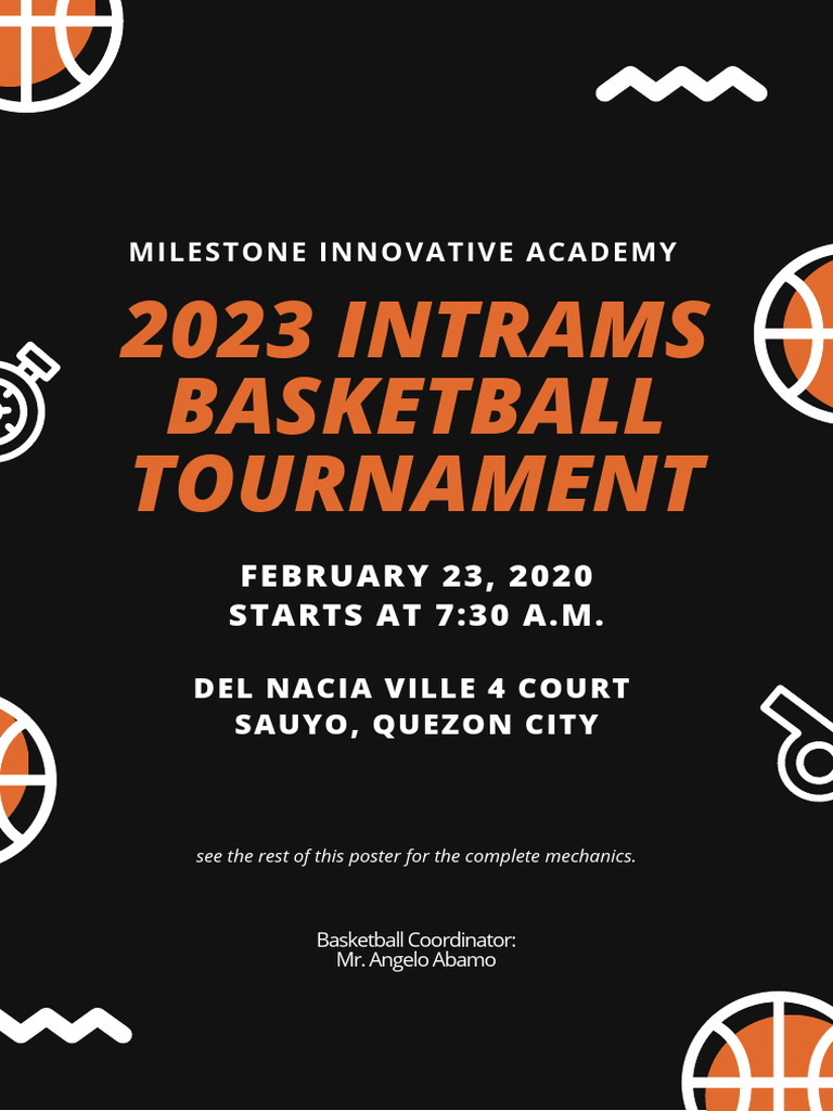 INTRAMS-BASKETBALL | PDF | Sports | Athletic Sports