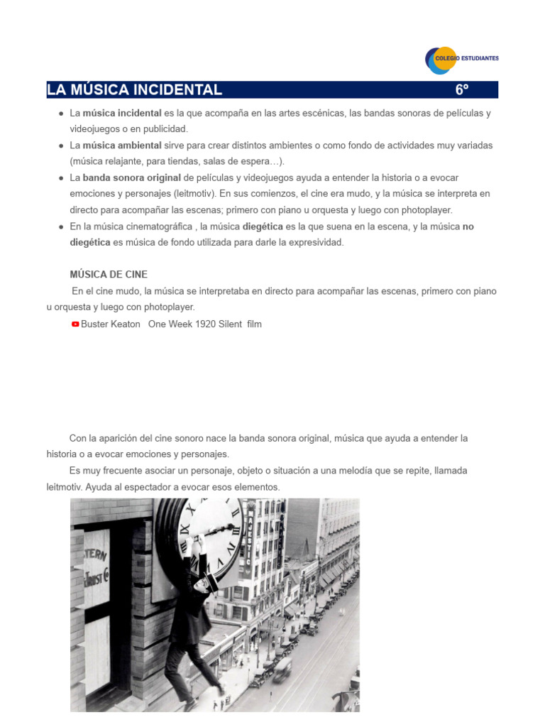 LA MÚSICA INCIDENTAL (1) | PDF